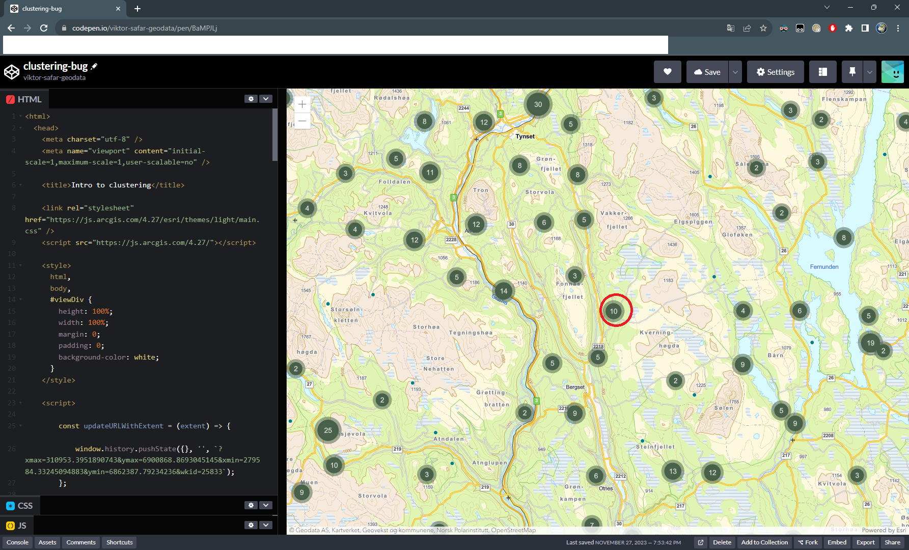 Solved: Cluster including extra features from far away - Esri Community