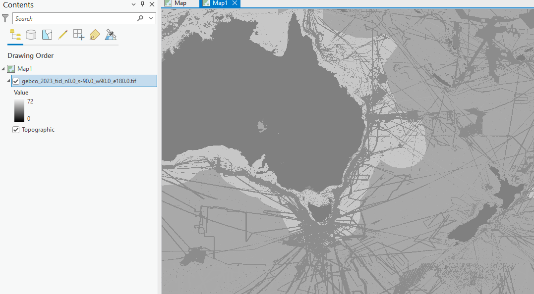 Solved: ArcGIS Pro 3.2 - GEBCO Dataset - Esri Community