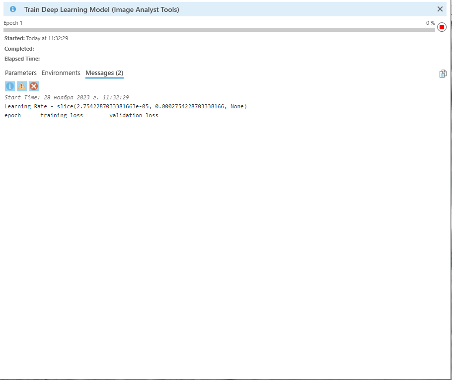 Solved: Error when training deep learning model - Esri Community