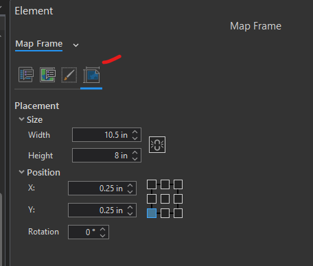 Solved: How to make certain area of map fit in layout? - Esri Community