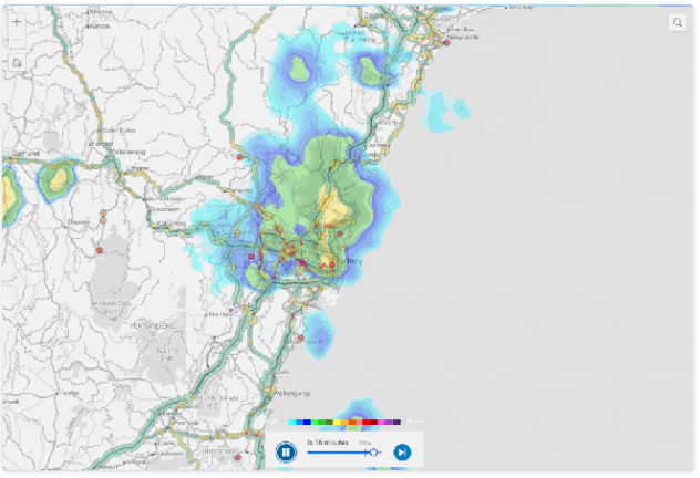 Animated Rainfall Radar custom widget for Experien... - Esri Community