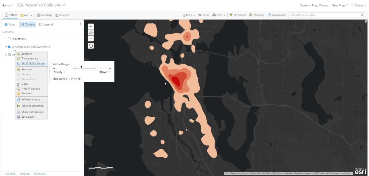 Visibility Issues with Kernel Density Analysis Web... - Esri Community