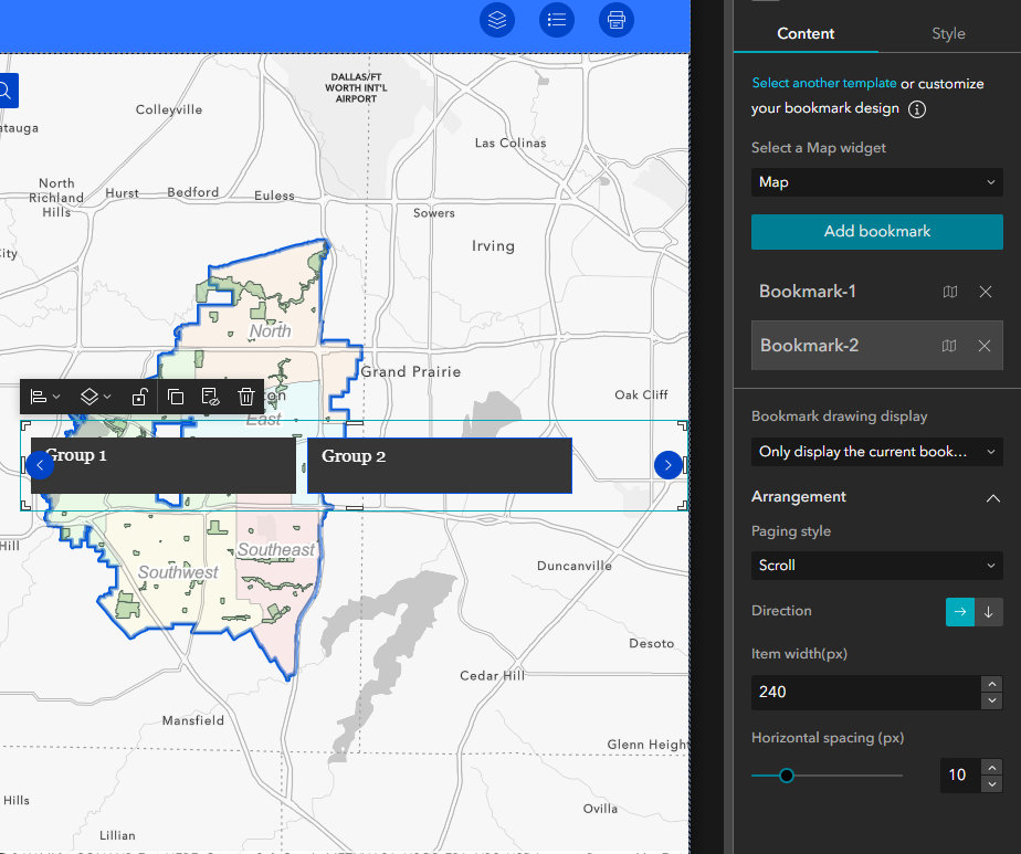 Solved: Buttons that select pre set layer groupings ? Comb... - Esri Community