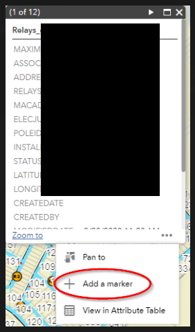 'Add A Marker' option in pop ups - Esri Community