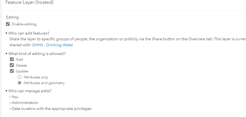 Solved: Unable to enable editing in 10.9 Enterprise featur... - Esri Community