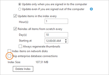 Solved: Is there any reason not to enable indexing on ente... - Esri Community