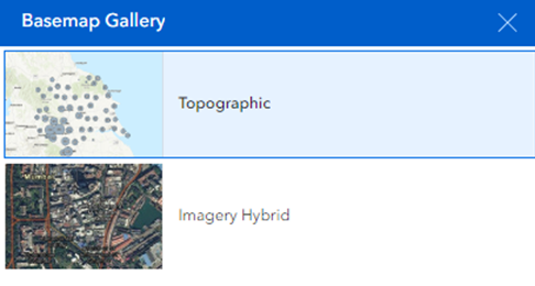 Display the Basemap Gallery widget consistently in... - Esri Community