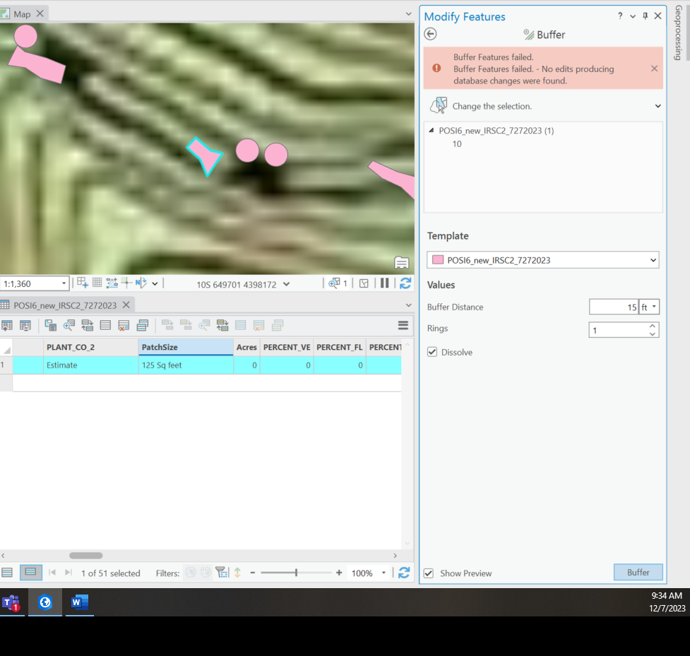 Buffer Features failed. - No edits producing datab... - Esri Community