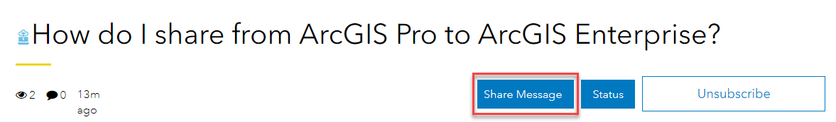 How to use the Share Tool - Esri Community