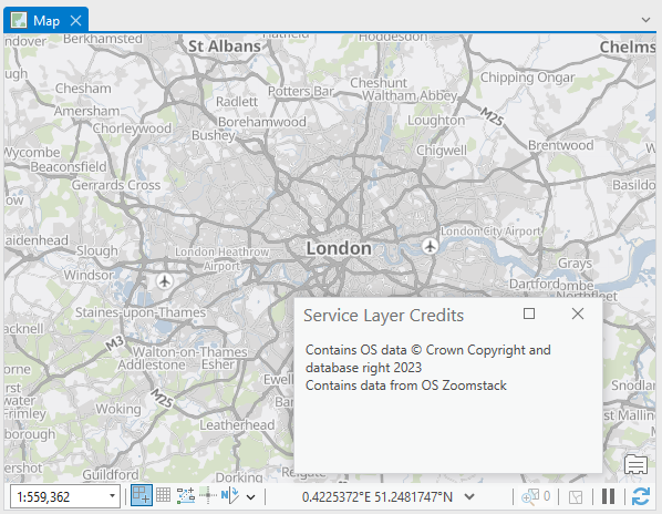 Show copyright attribution/credits in Field Maps - Esri Community