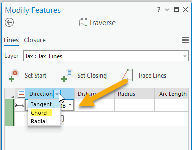 ArcGIS Pro - Traverse - Arc Direction - Esri Community
