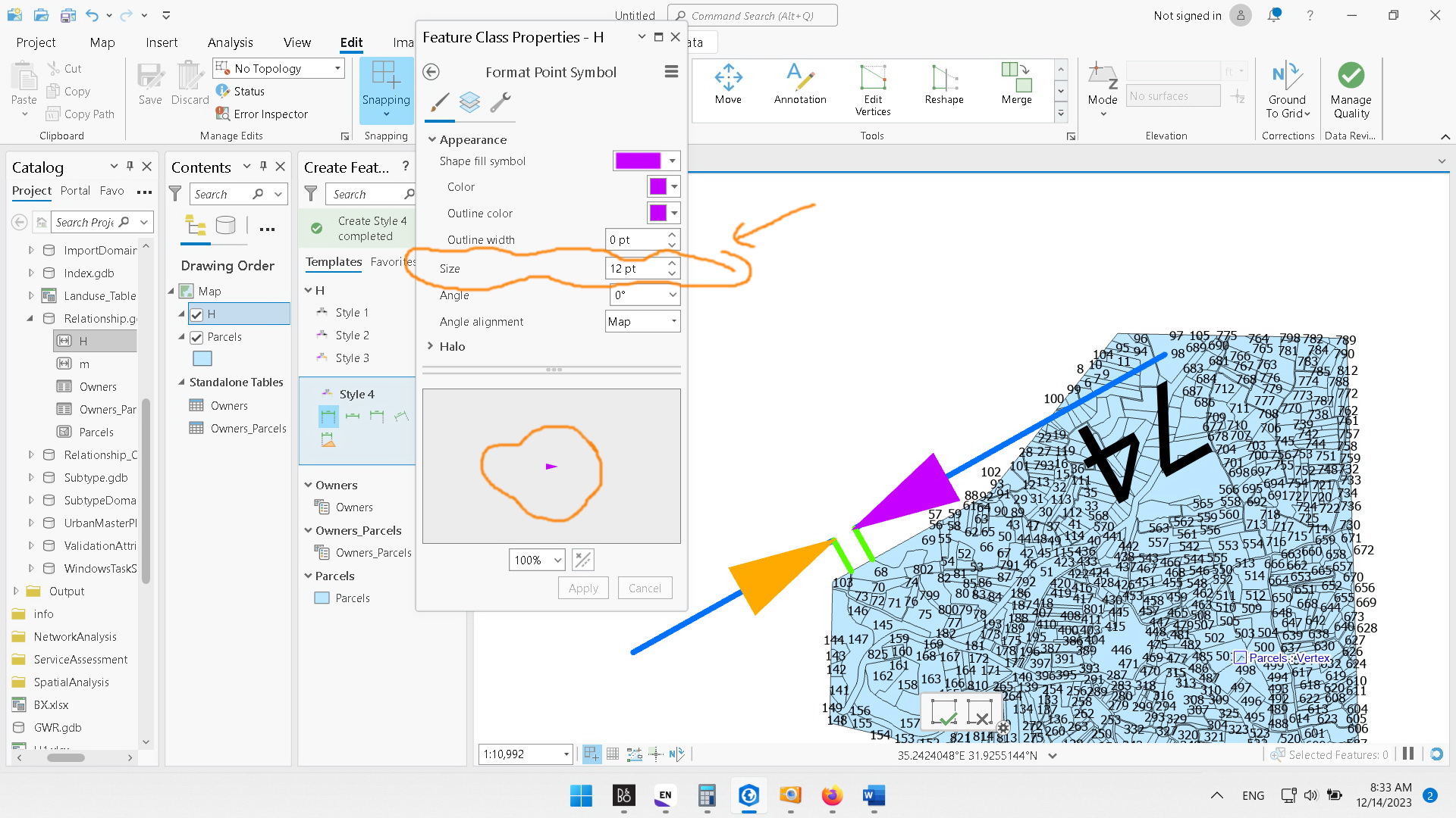 ArcGIS Pro 3.0.2: How to edit the dimension featur... - Esri Community