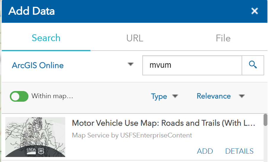 Add Data Widget improvements - Esri Community