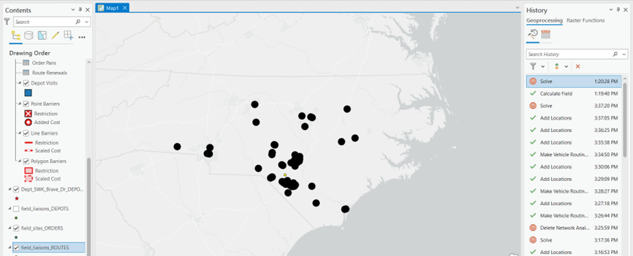Vehicle Routing Problem (VRP) Error: 030138: Insuf... - Esri Community