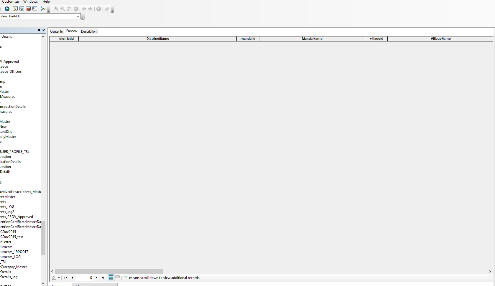 Not displaying or opening the view ot table in ar... - Esri Community
