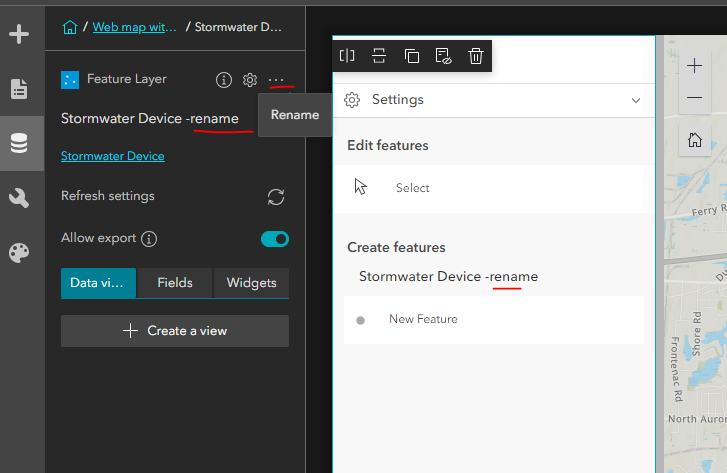 How to adjust layer name listed in the Edit Featur... - Esri Community