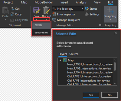 Save/Discard Selected Edits and retain remaining i... - Esri Community