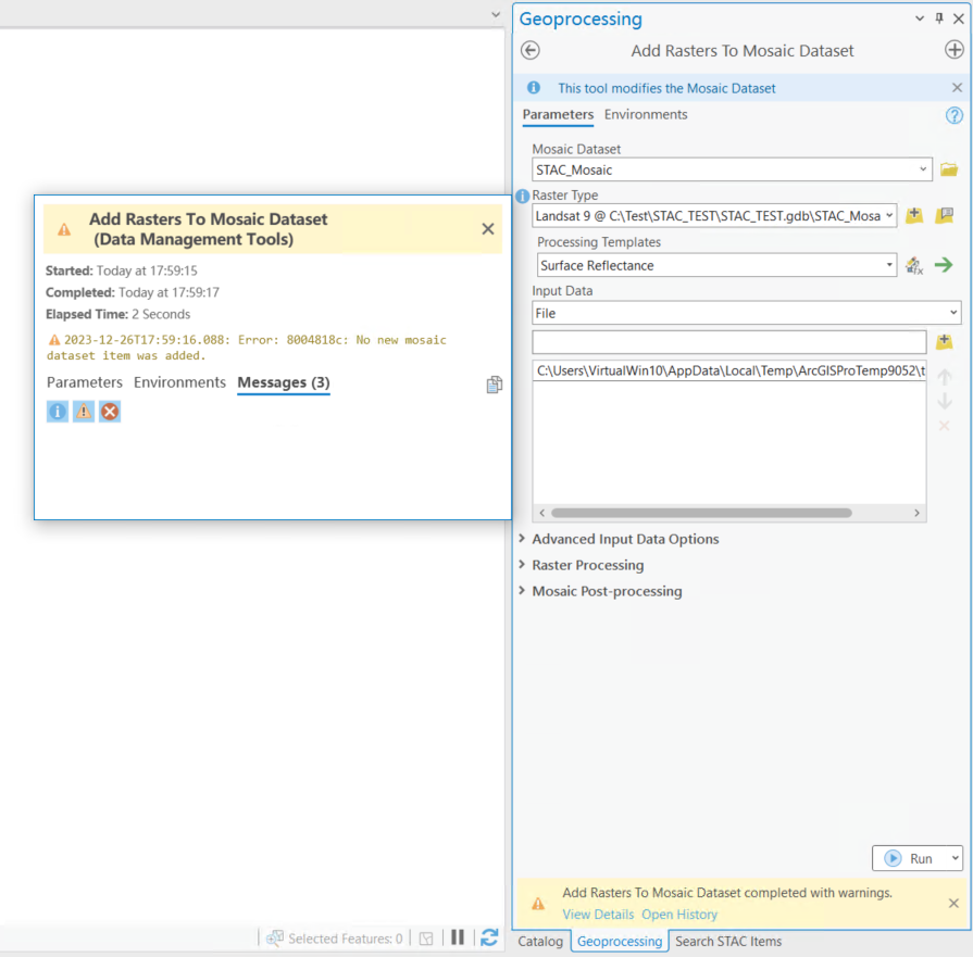 Solved: Microsoft Planetary Computer STAC - unable to add ... - Esri Community