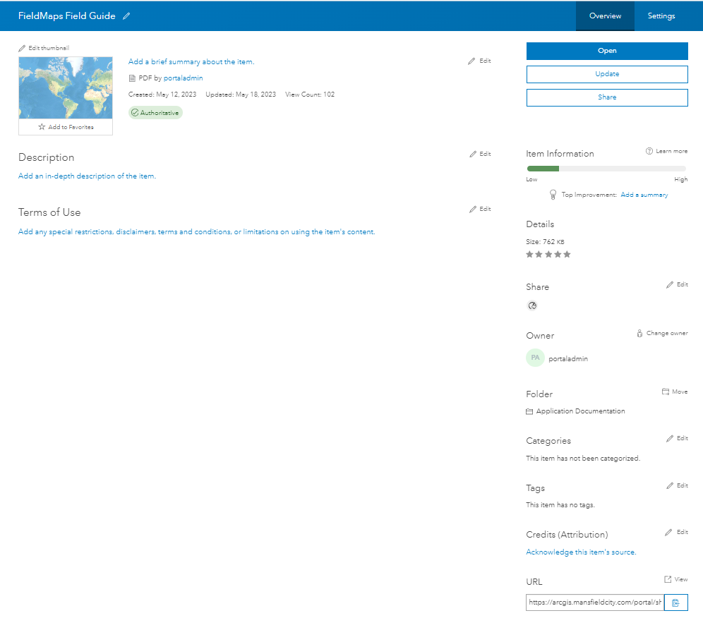 Solved: Embedding pdf document from content organisation t... - Esri Community