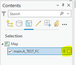 Indicate in the map that a "selection of zero reco... - Esri Community