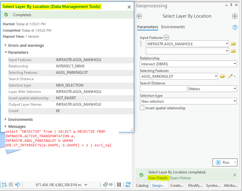 Select Layer by Location — Intersect (DBMS) — Show... - Esri Community