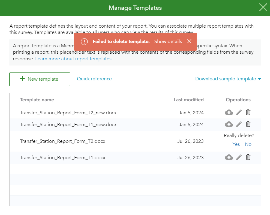 Error when trying to create/import report template... - Esri Community