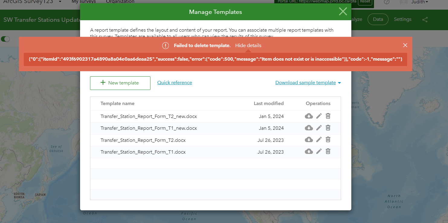 Error when trying to create/import report template... - Esri Community