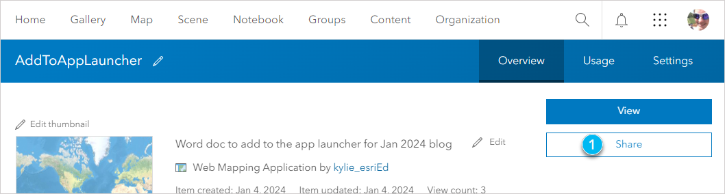 Add more apps and such to the ArcGIS Online app la... - Esri Community