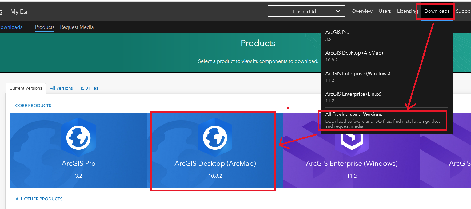 I can not download ArcMap - Esri Community