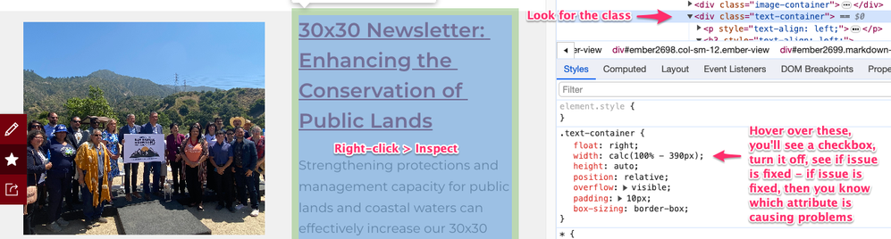 Resizing image card & Dynamic code for text/image - Esri Community