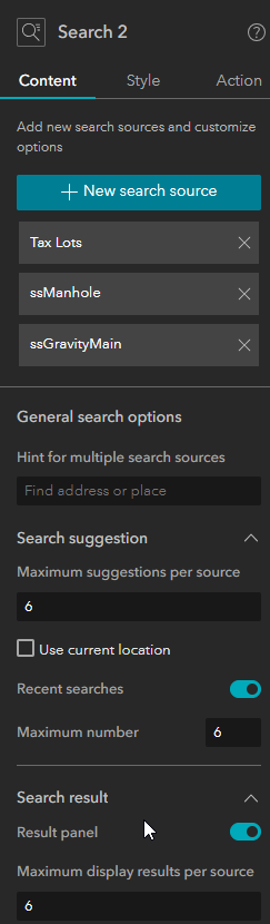 Solved: Question about the Search Widget - Esri Community