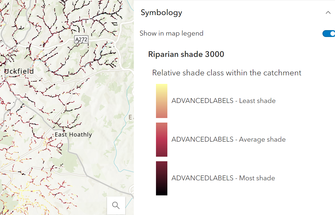 Stretch colour bar with text for Tile Layer - Esri Community