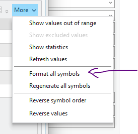 Solved: apply no bordered symbology - Esri Community