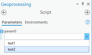 Python script tool Validation Filter.List just sho... - Esri Community