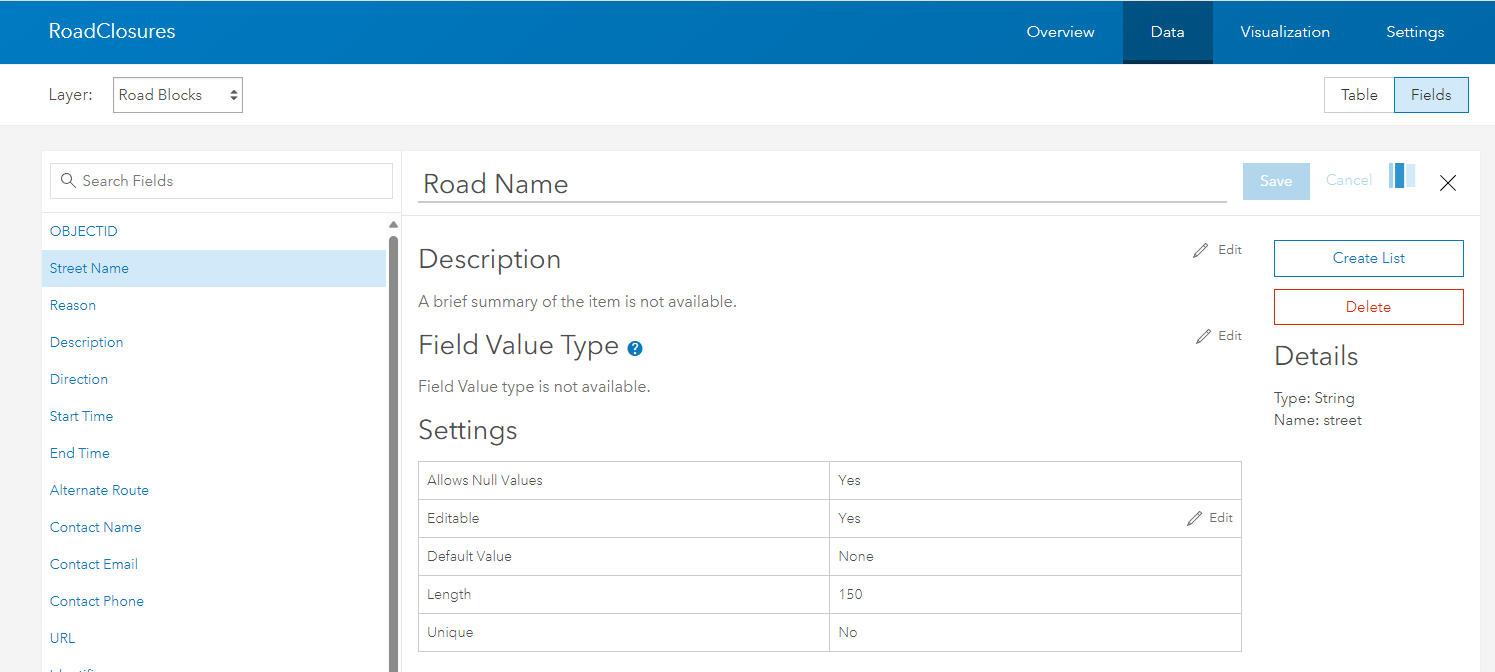 Unable to save edits made in Data Fields (AGOL) - Esri Community