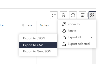 Download action disabled for EB table - Esri Community