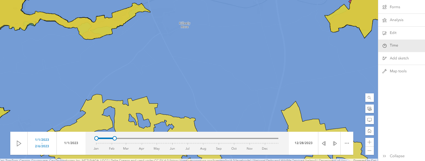 Is it possible to have the Time Slider turned off ... - Esri Community