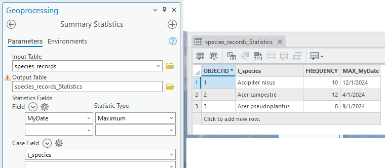 Geoprocessing tool to select greatest 1 per group ... - Esri Community