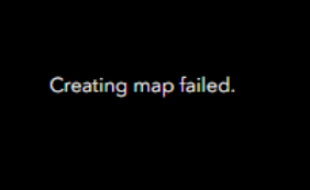 Solved: Creating Map Failed Error - Esri Community