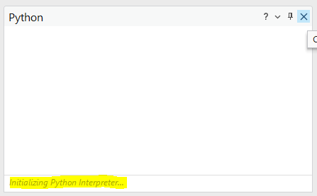 Automatically initialize Python interpreter when o... - Esri Community