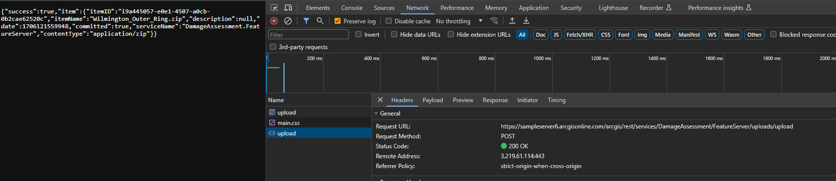 ArcGIS REST API - upload zip file and update hoste... - Esri Community