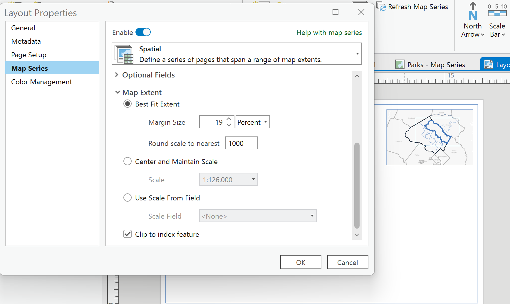 Map Series - Spatial Page Query - Esri Community
