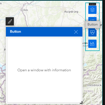 Direct Button click-execution for Button in Widget... - Esri Community