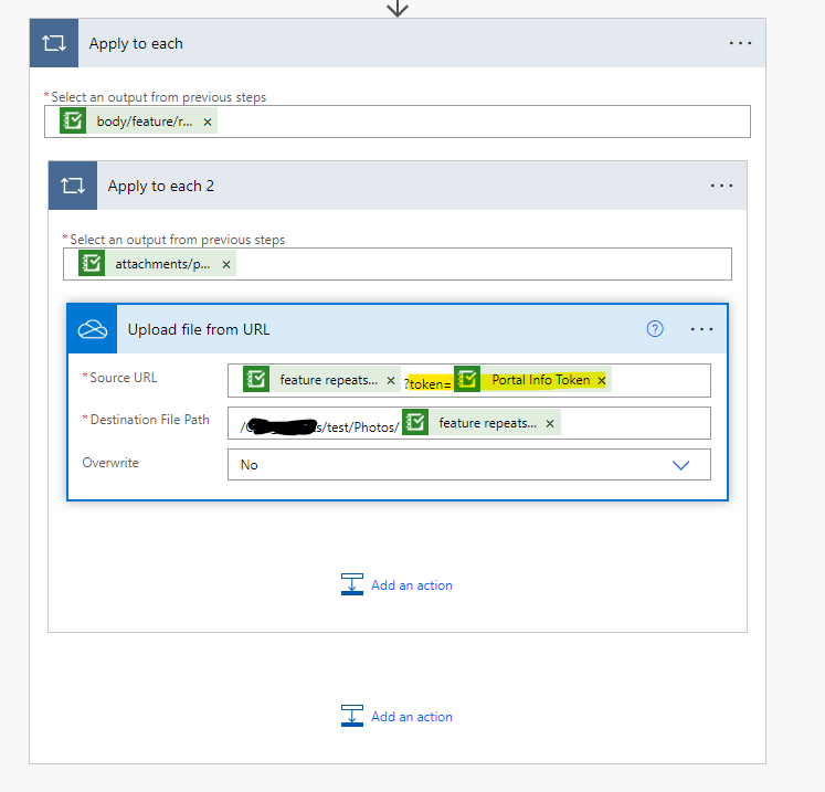 Working with Survey123 attachments in Microsoft Power Automate