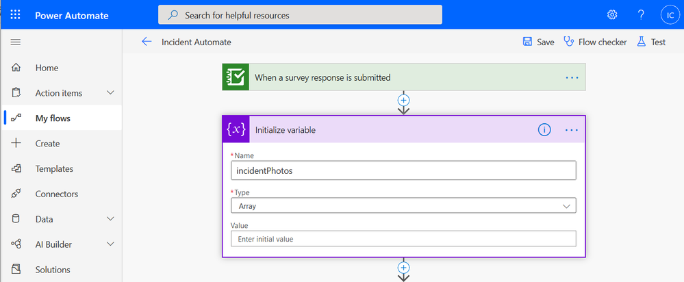 Survey123 attachmenrs in Microsoft Power Automate