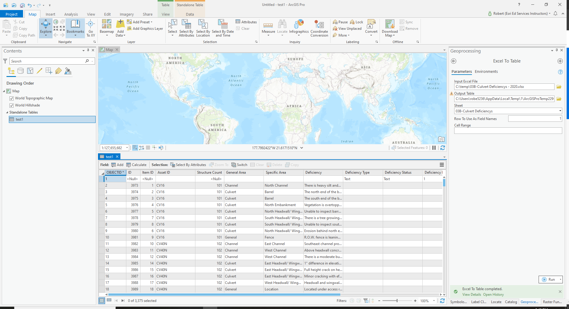 Solved: ExcelToTable Conversion Issues - Esri Community