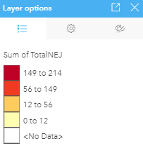 Flip the color ramp or manually classify the color... - Esri Community