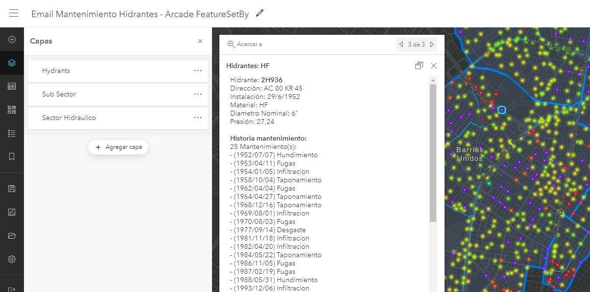 Using FeatureSetBy functions in Arcade to drill-do... - Esri Community
