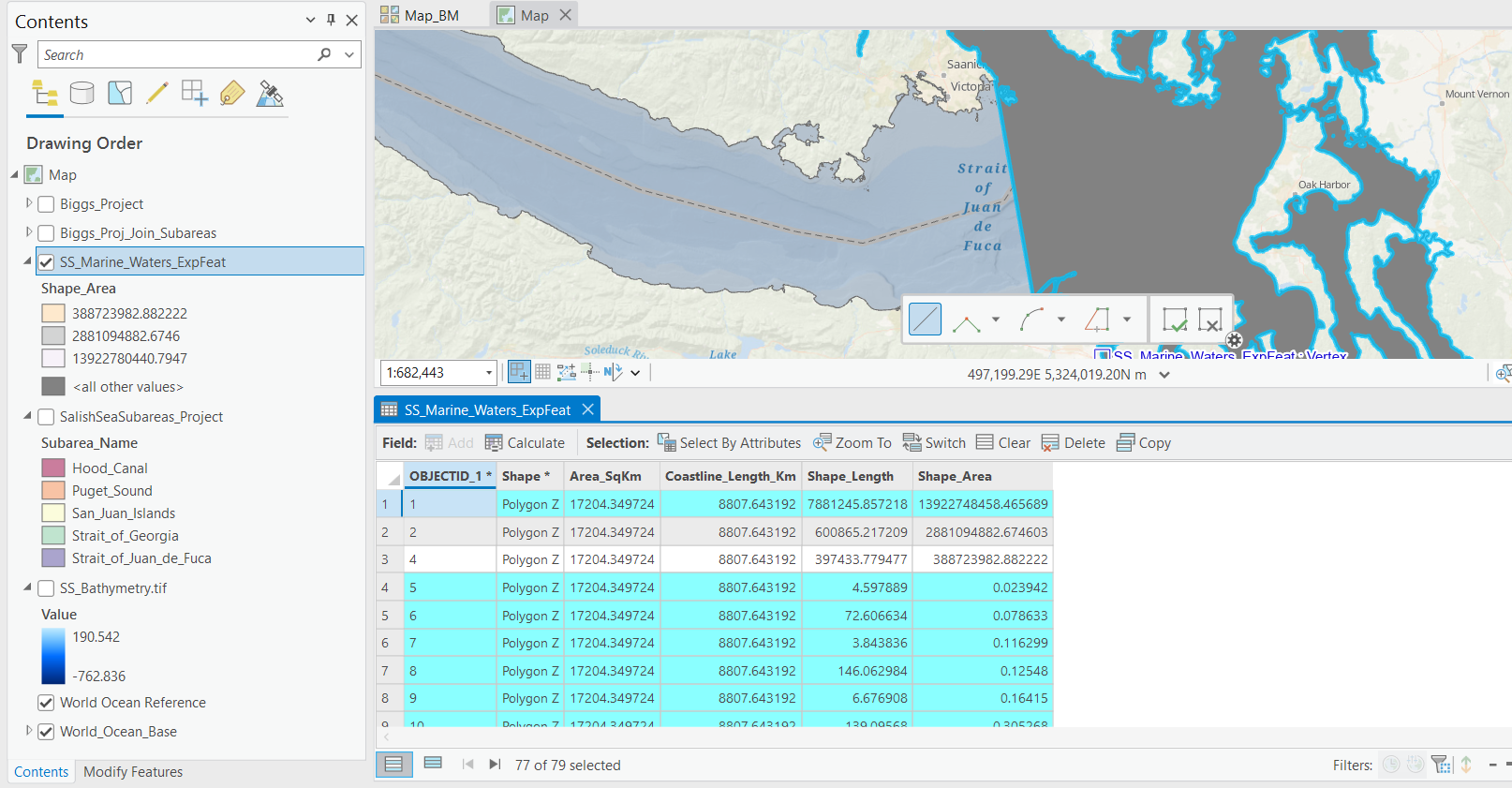 Solved: Trouble splitting a shoreline polygon - Esri Community