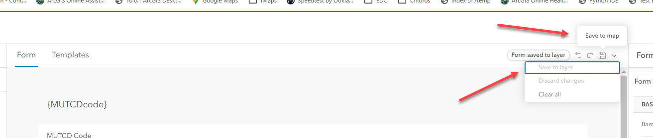 Multiple forms - Esri Community